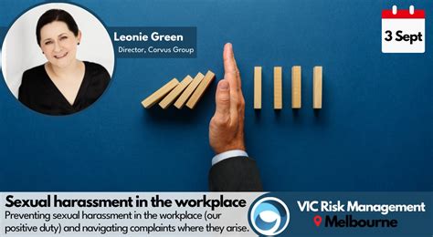 VIC Risk Management Group Preventing Sexual Harassment In The Workplace And Navigating