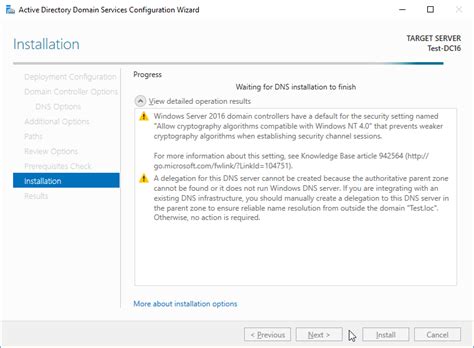 Installing And Configuring Active Directory Windows Server 2016
