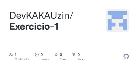 GitHub DevKAKAUzin Exercicio