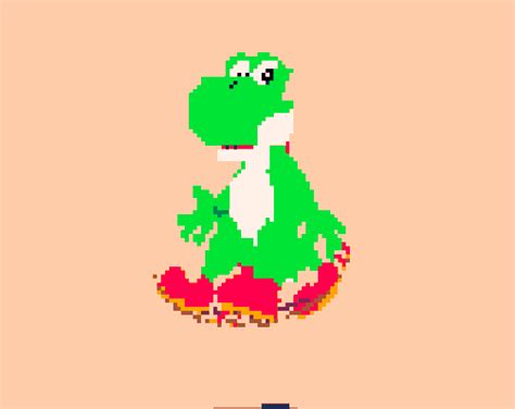 Yoshi Running In Circles Gif Gifdb Com