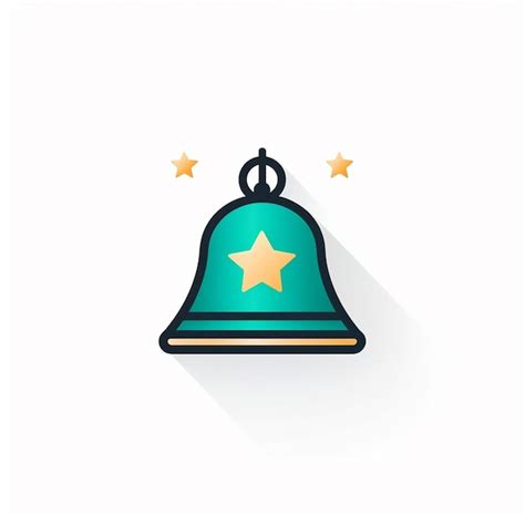 Premium Photo Notification Bell Icon Alert And Reminder Art Logo Illustration