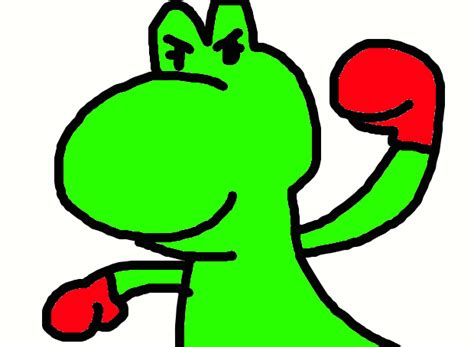 Yoshi In Punch Out Female By Karinbyrne On Deviantart