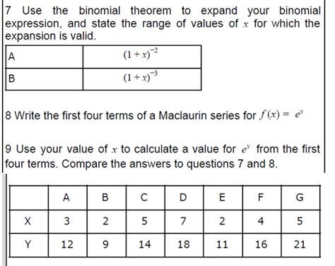 Solved Use The Binomial Theorem To Expand Your Binomial Chegg Com