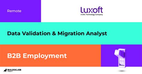 Data Validation And Migration Analyst Remote Luxoft Poland