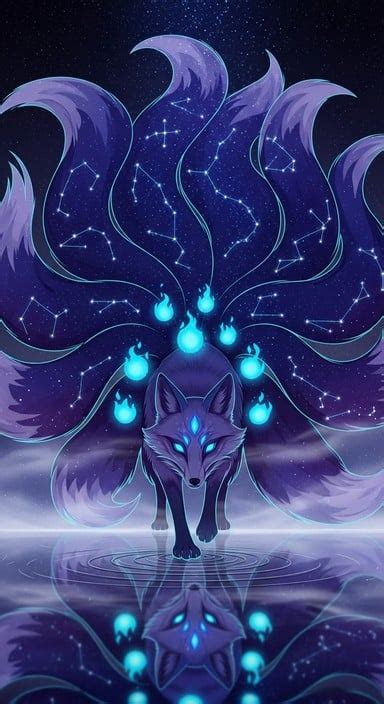 Free Celestial Kitsune Magic Image Fox Spirit Mystical Download