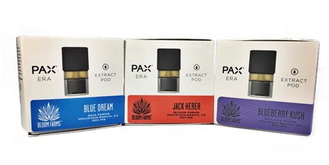 Pax Era Oil Pod Strain Specific Bloom Farms 500mg 3 Strains Bud