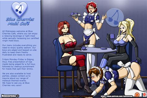 Neocorona Commission Femdom Maid Cafe By Neocorona Hentai Foundry