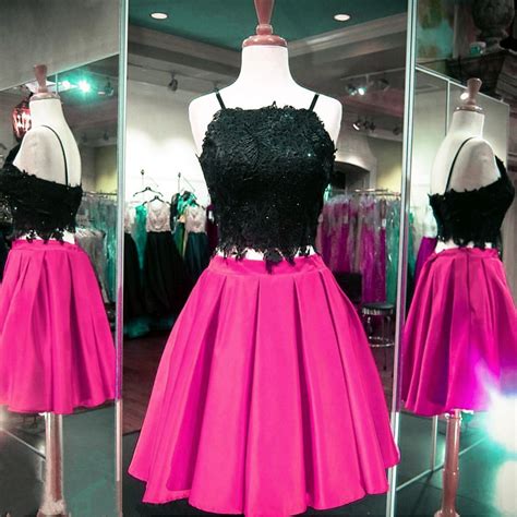 Two Piece Prom Dress Short Homecoming Dresses Elegant Prom Dress Short