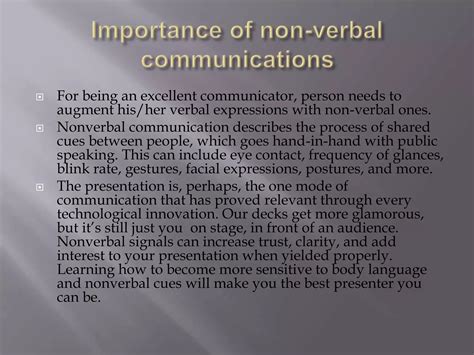 Verbal And Non Verbal Communications Pptx