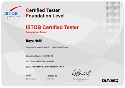 Baya Nefli On Linkedin Testing Tester Istqb Gasq Istqbcertified Qa Softwaretesting