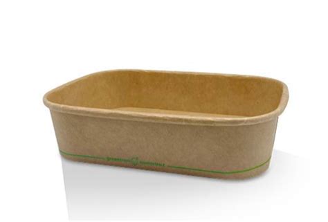 Kraft Rectangular Container 500 Ml Stylepac Australia Kraft Rectangular Container 500 Ml Stylepac Australia