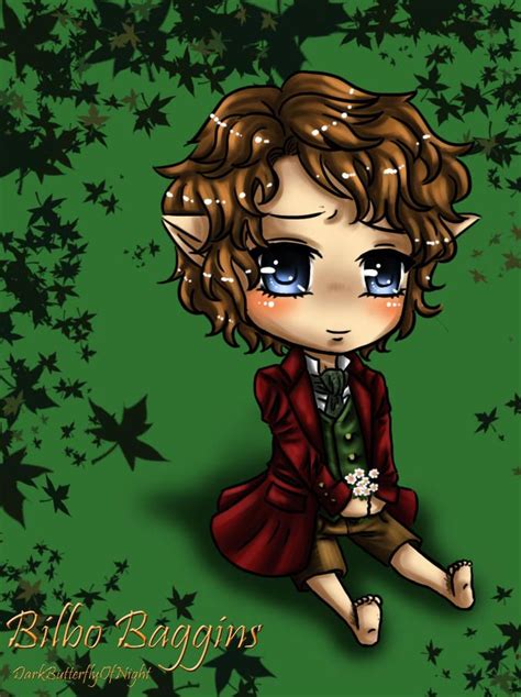 Lotr Bilbo Baggins Chibi By Darkbutterflyofnight On Deviantart Chibi Bilbo Baggins Lotr