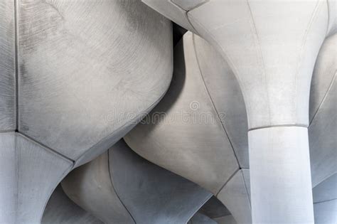 Geometrical Structural Building Geometric Architecture In Modern City Architectural Structure