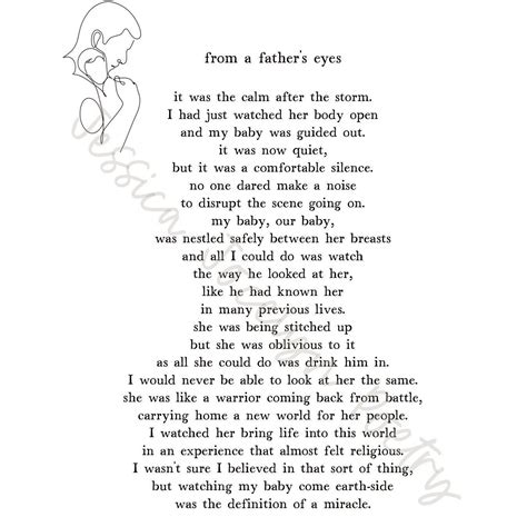 From A Fathers Eyes Poem Etsy Uk