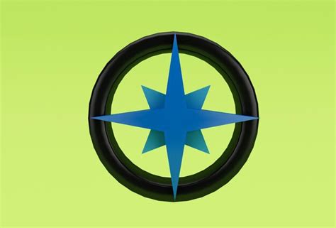 Premium Photo Compass Icon 3d Illustration Minimal Rendering On White