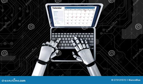 Calendar On Computer Software Application For Modish Schedule Planning