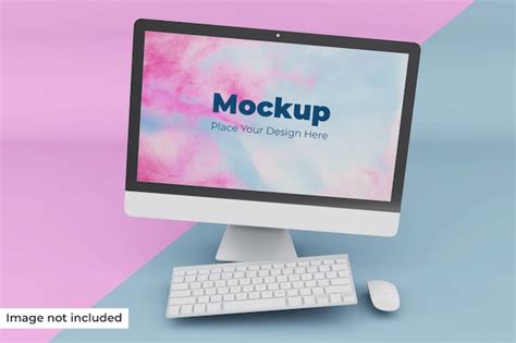 Premium Psd Modern Floating Desktop Screen