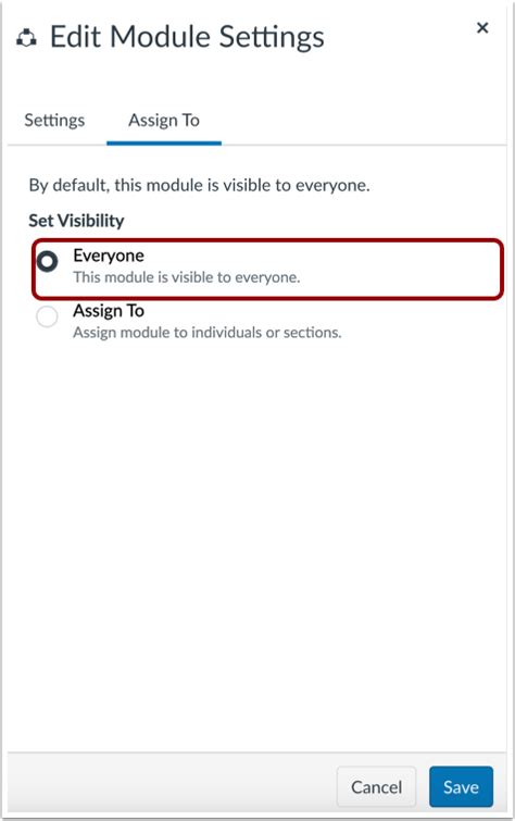Canvas Update Assign Module To Specific Students Or Groups P Ccsk12 Tech