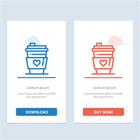 Glass Drink Love Wedding Blue And Red Download And Buy Now Web Widget Card Template 13532274