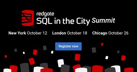 learn from devops experts at redgate s sql in the city summits
