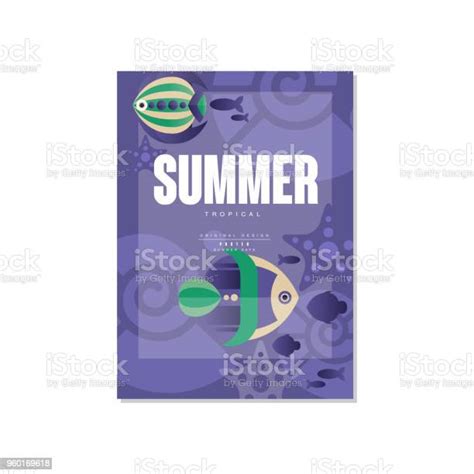 열 대 포스터 여름 일 배너 Flayer 엽서 커버 브로슈어 인쇄 유행 계절 배경 초대 벡터 일러스트 레이 션 개념에 대한 스톡 벡터 아트 및 기타 이미지 Istock