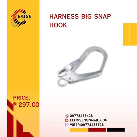 Harness Big Snap Hook Commercial And Industrial Construction And Building Materials On Carousell