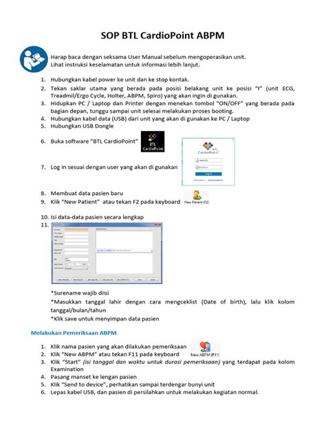 Sop Btl Cardiopoint Abpm Pdf
