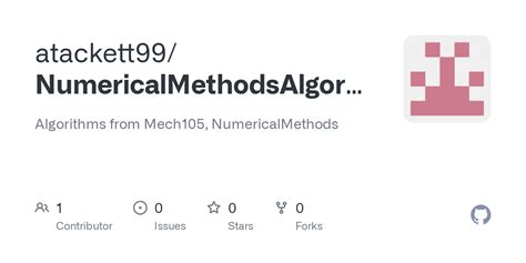 GitHub Atackett99 NumericalMethodsAlgorithms Algorithms From Mech105