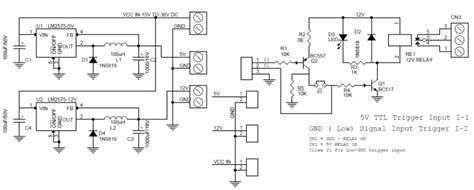 Large Current Relay With Dual Output DC DC Converter For Hobby CNC Router Electronics Lab