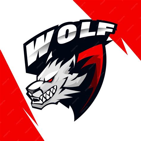 Premium Vector Wolf Mascot Logo Vector Illustration