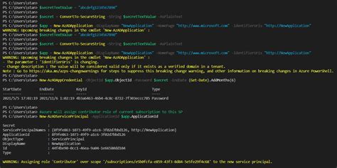 Azure App Registration Using Powershell Does Not Create A Service Principal Stack Overflow