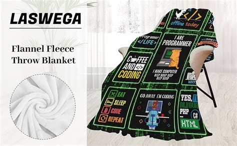 Laswega Programmer Blanket Coding Computer Programmer For
