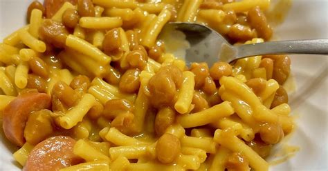 Cheesy Beanie Mac A Weenie Just A Pinch Recipes