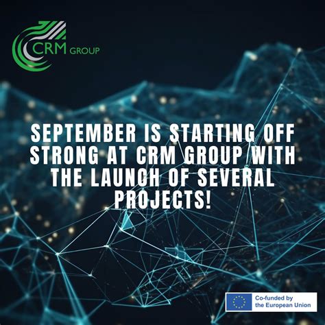 Crm Group Launches Six New Collaborative Projects This September