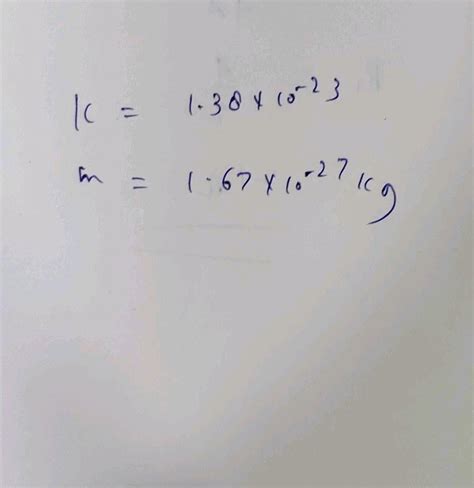 V Determine The Gas Temperature Which Th Root Mean Square Velocity Of