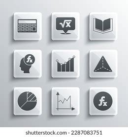 Set Graph Schedule Chart Diagram Function Stock Vector Royalty Free Shutterstock