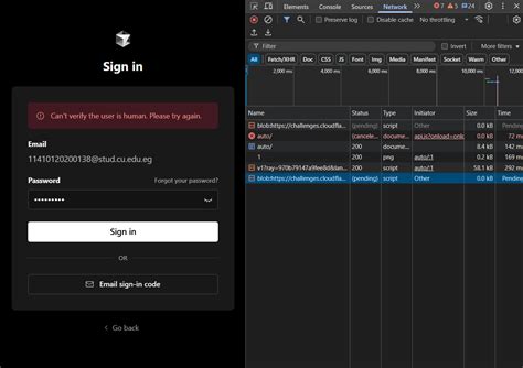 Can‘t Verify The User Is Human Please Try Again On Trying To Login To Cursor Dashbaord Bug