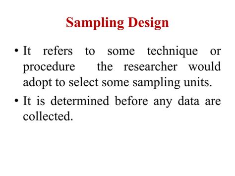 Sampling Presentation PPT
