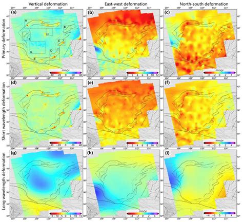 The 3d Deformation Field Of The Ordos Block Panels Ac Primary 3d