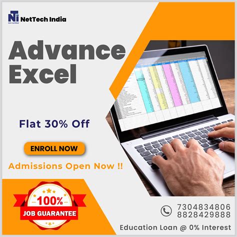 Nettech India Advanced Excel Certification Course Facebook