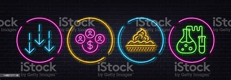 Scroll Down Buying Currency And Skin Care Minimal Line Icons For Web