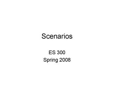 PPT Scenarios PowerPoint Presentation Free To View Id D D NmU Z