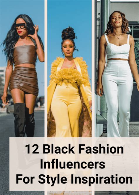 12 Black Fashion Influencers To Follow Now For Style Inspiration The