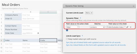 Dynamic Filtering