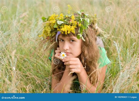 Nimf Stock Afbeelding Image Of Kroon Hoofd Autumn 10290431