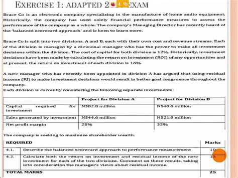 Scorecard Exercise Lecture Notes Bachelors Of Accounting Studocu