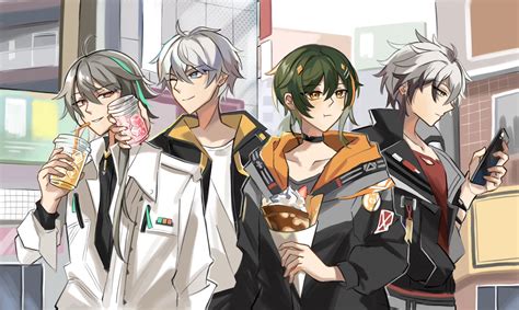 Kevin Kaslana Su Kalpas And Kosma Honkai And 1 More Drawn By Blue