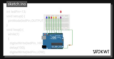 Floating Led Wokwi Esp32 Stm32 Arduino Simulator