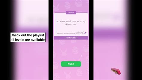 Cryptogram Easter Event Chapter 4 Level 15 Answers 🐣 Solutionguruji