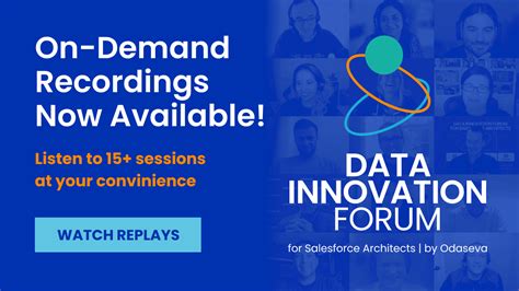 Odaseva First Data Innovation Forum For Salesforce Architects